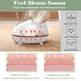 Costway Electric Rollers Steam Foot Spa Tub Bath Massager Water Sauna ...