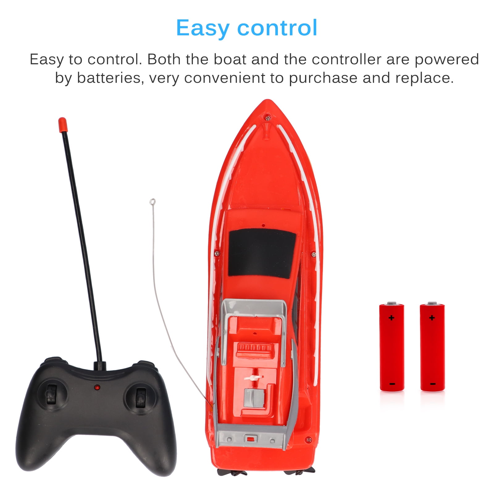 Buy ADVEN Kids RC Boat Children Remote Control Boat Dual-Thruster ...