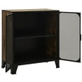 vidaXL Storage Cabinet File Cabinet with Doors for Living Room Metal ...