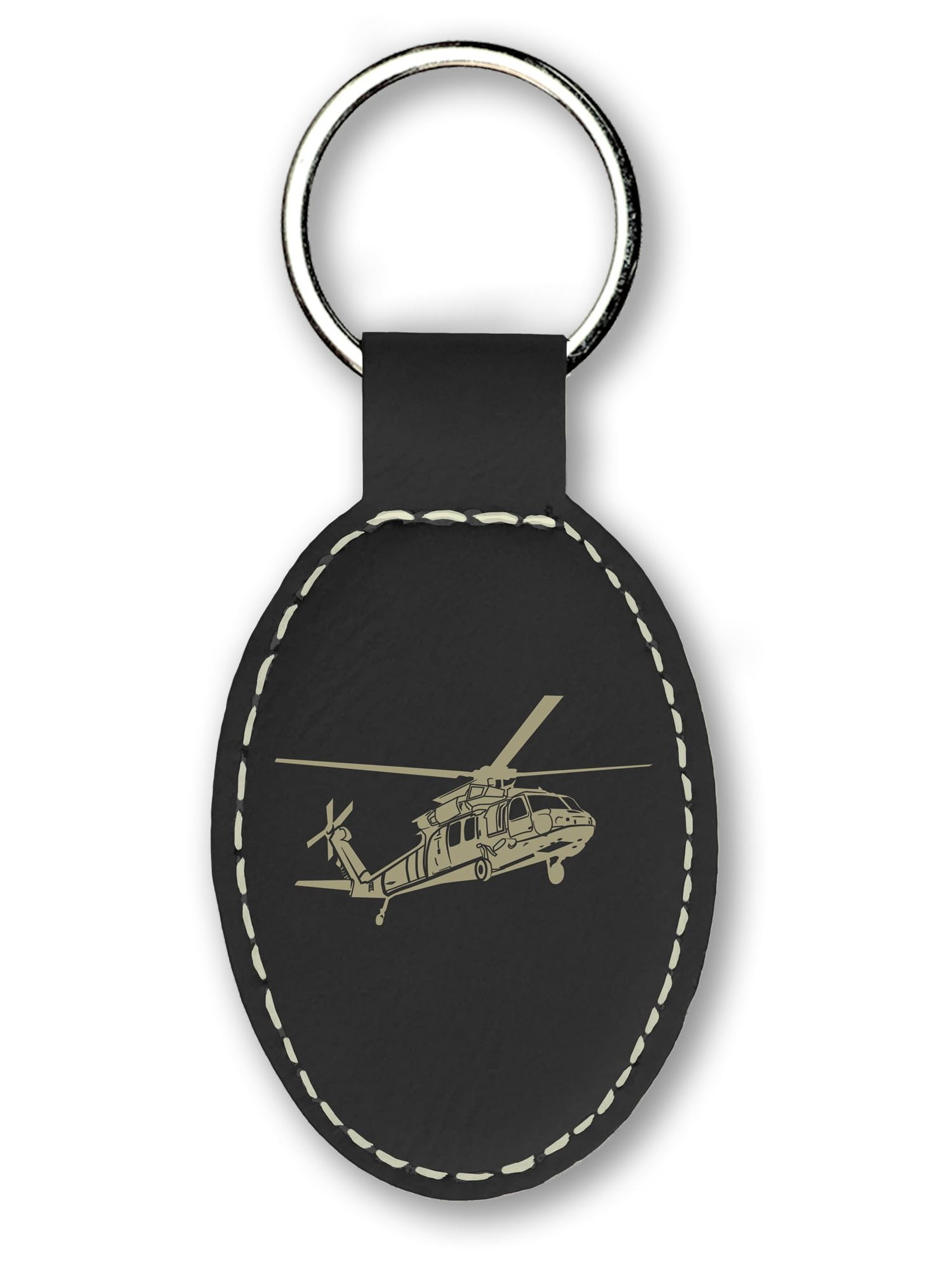 Keychain - Black Hawk Helicopter (Black) - Walmart.com