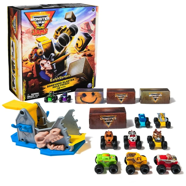 Set Monster Jam Mini Jams Earthshaker con 10 minitrucks | Walmart en línea