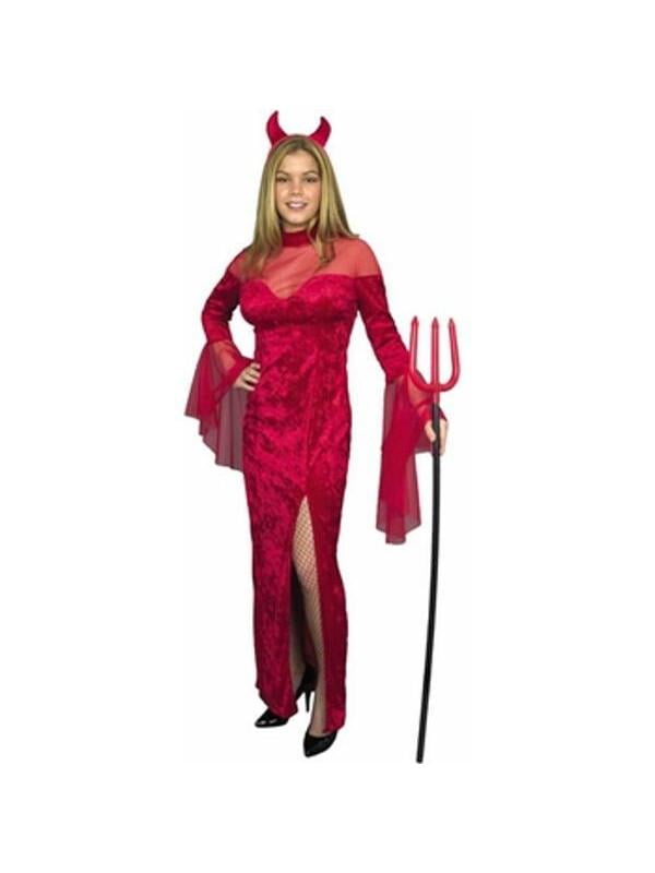 Adult Red Devil Dress Costume - Walmart.com
