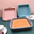 MOQIN Kitchen 8x8 Baking Pan, Non Stick Ceramic Square Cake Pan for ...