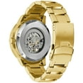 Bulova Men's Gold-Tone Automatic Movement Stainless Steel Bracelet ...