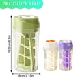 500ml Large Capacity Ice Tray with Lid Spill Proof,8 Compartment ...