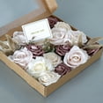 Elegant Pink Roses Flower Gift Box Festival Flower Gift Holders ...