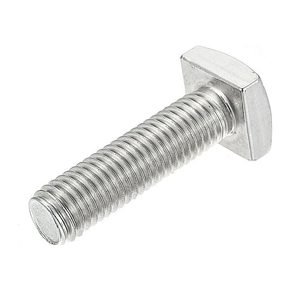 Square Head Bolt, 5 Pack M8x12mm 304 Stainless Steel Grade C Square ...
