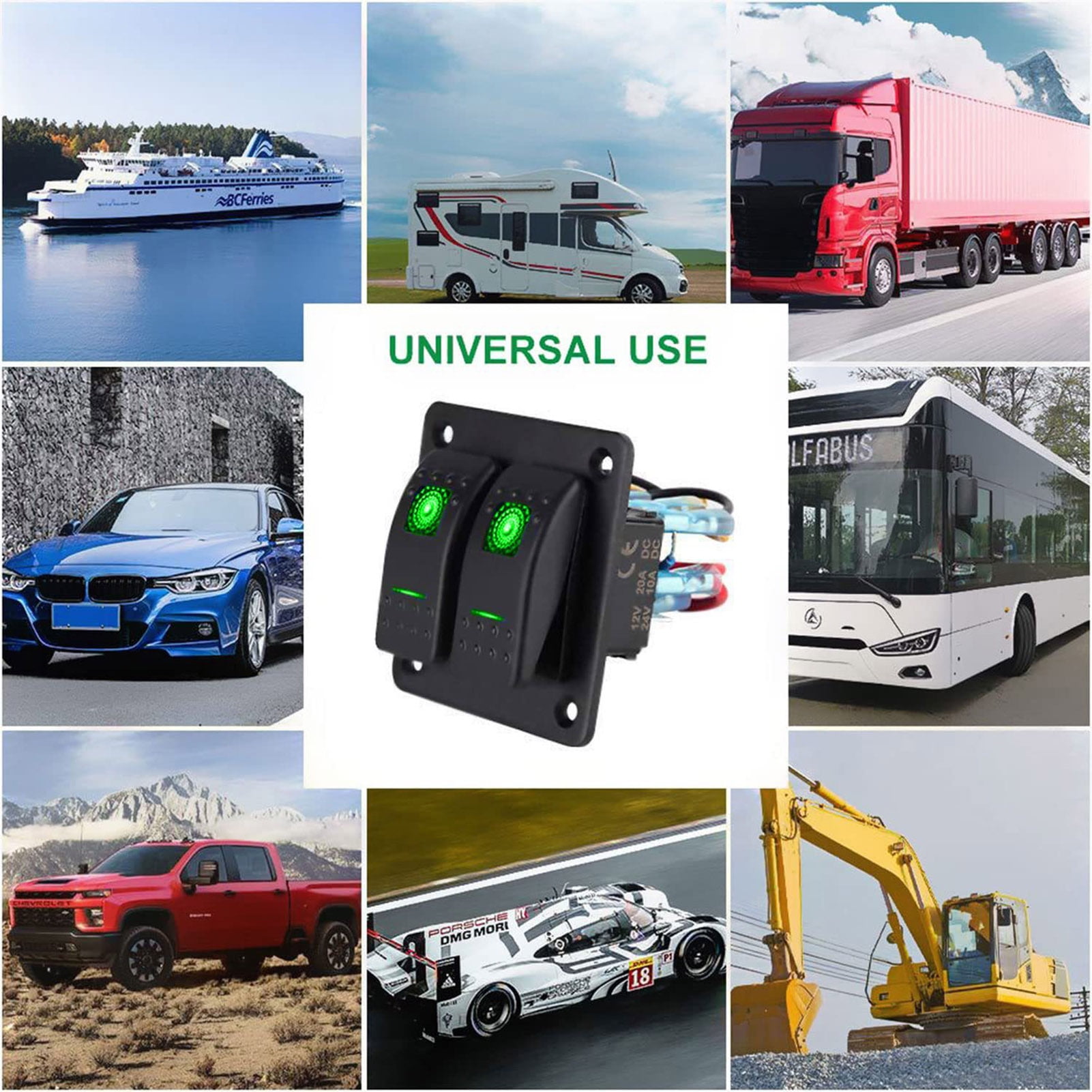 Rocker Switch Panel Toggle Switch Panel On Off Rocker Switch Panel Led ...