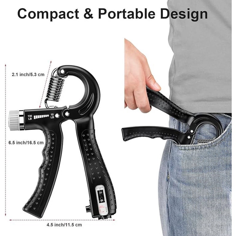 Best Hand Grip Strengthening Uk ZiSUGP Grip Strength Trainer Forearm ...