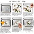 3 Sheets 3 Styles PVC Waterproof Decorative Stickers Self Adhesive ...