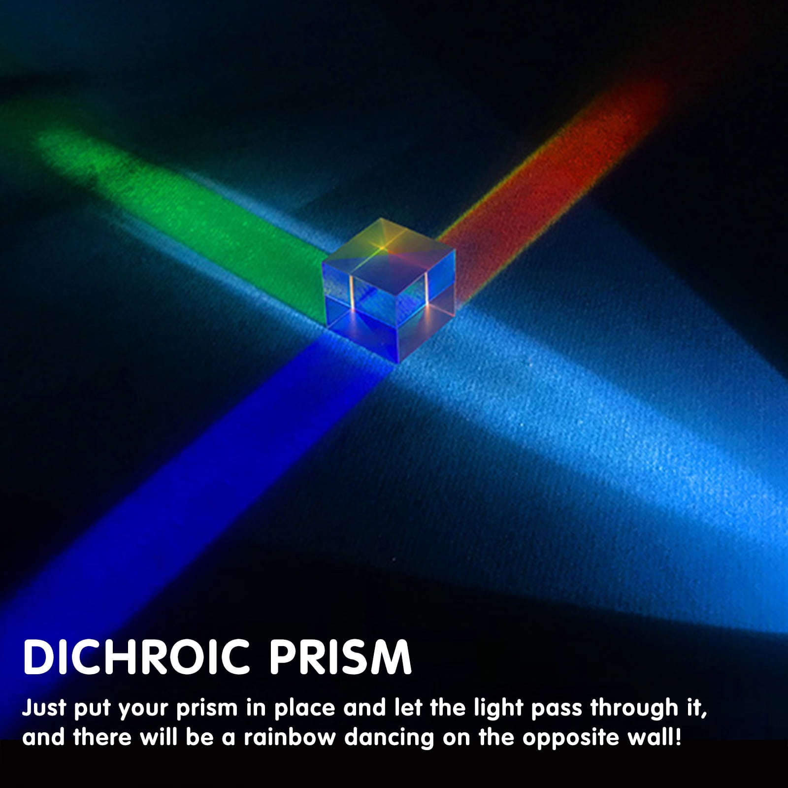 Prisma De Dispersión Rgb Prisma de vidrio combinador, regalo de física ...