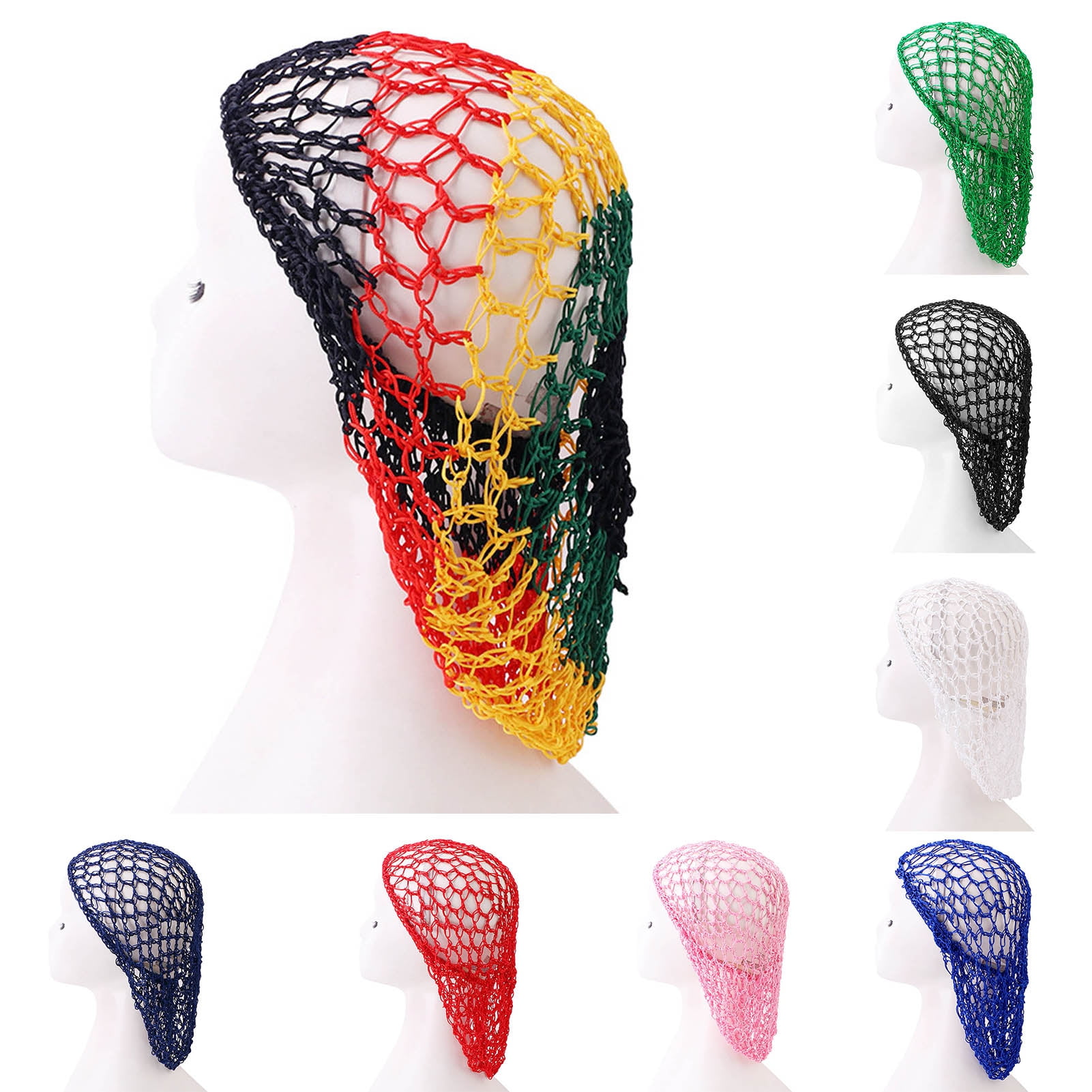 Jiaroswwei Crochet Hair Mesh Elastic Rayon Vintage Style Ladies Hair ...