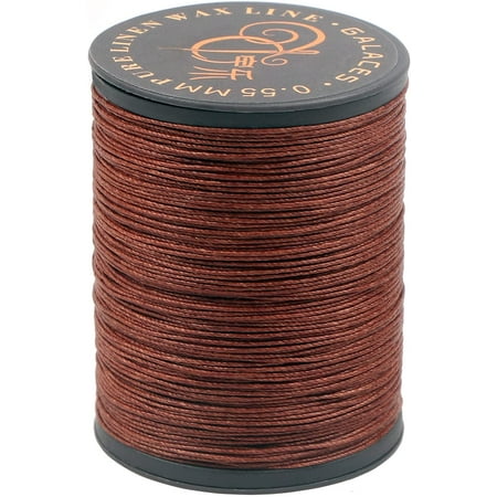 CPDD 100% Natural Linen Thread 804 feet Waxed Thread for Bookbingding ...