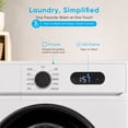 TABU 2.7 Cu. Ft. Front Load Washer, Full Size Washing Machine with 9 ...