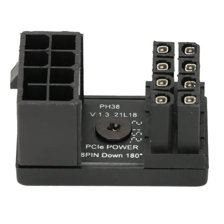 ATX 8Pin Female To 8pin Male 180 Degree Angled Power Adapter With ...
