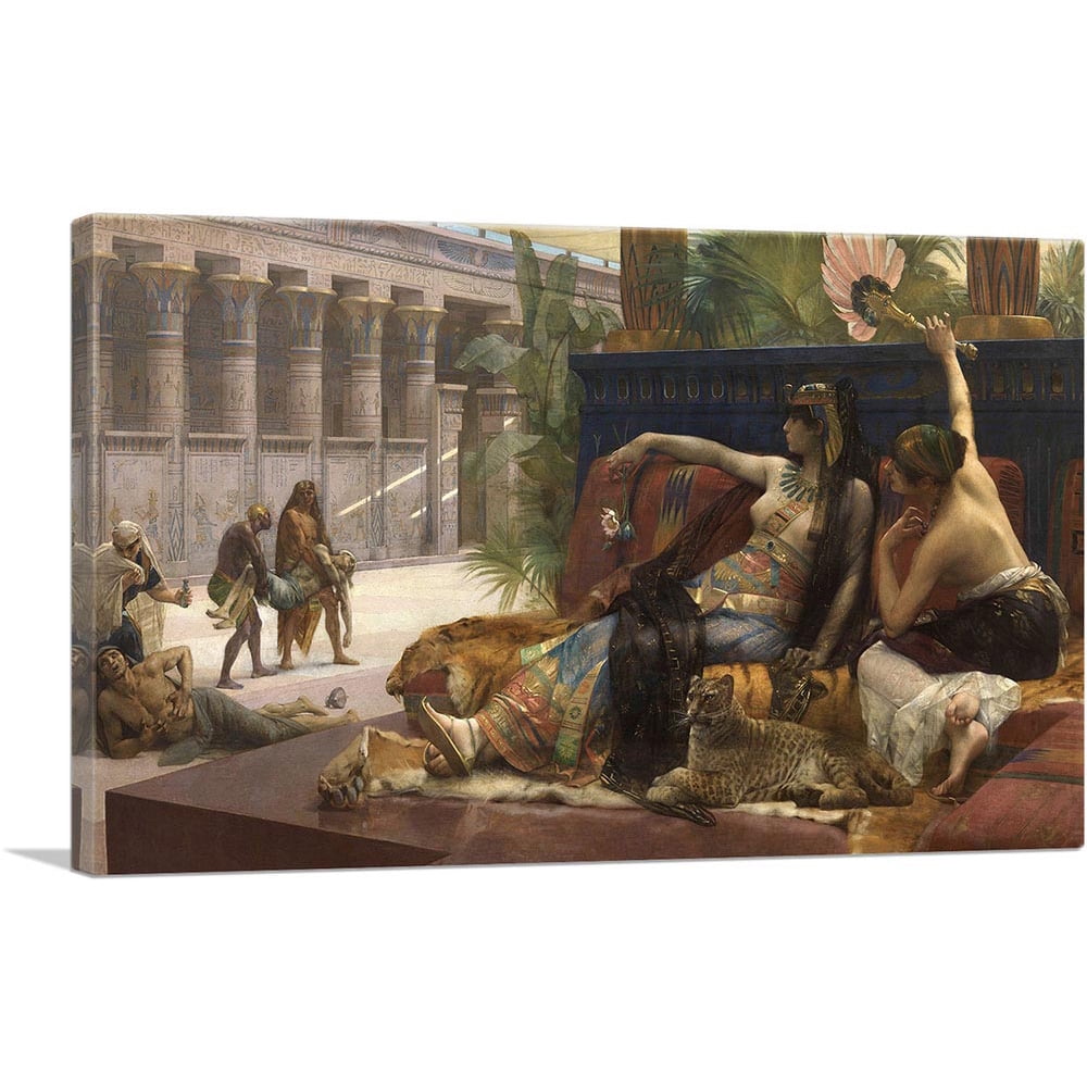 ARTCANVAS Cleopatra VII Queen Of Egypt Trying Poisons On Prisoners ...