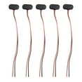 20 Pack 9V Snap Connector T-Type With 15Cm Cable Black Hard Shell ...