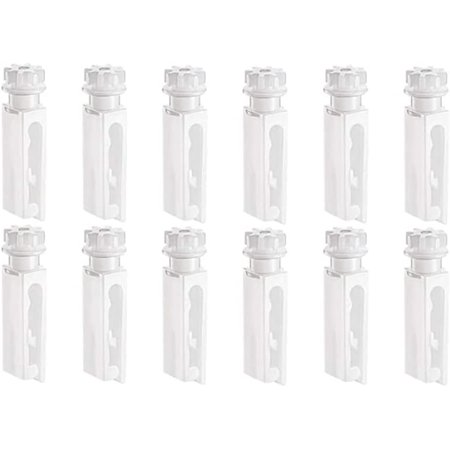 NUNADERNU12pcs Vertical Blind Rod, Replacement White Window Blind Rods ...