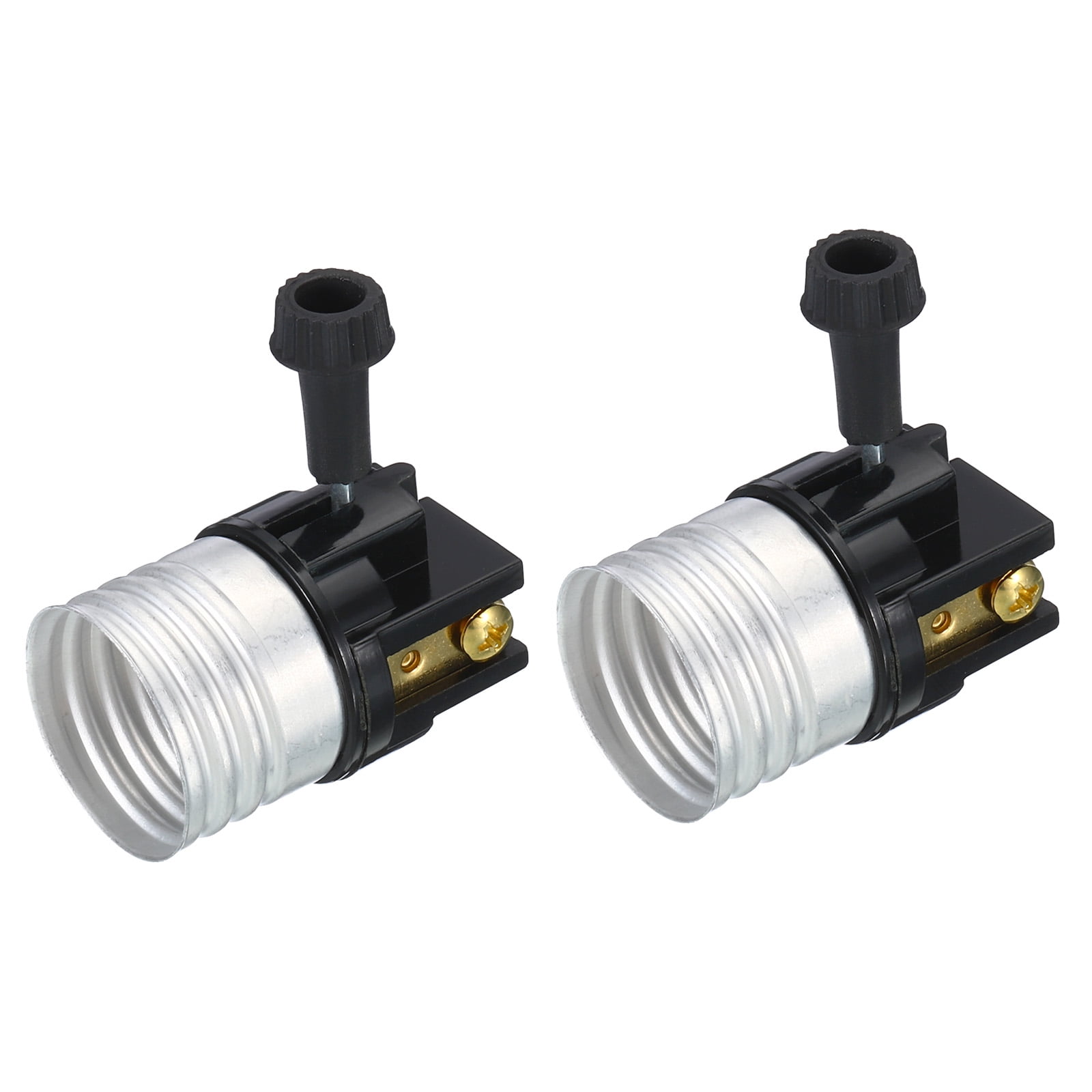 Click here for Uxcell Silver Black Plastic 3 Way Lamp Socket Repl... prices