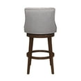 Hillsdale Halbrooke 30 Wood Traditional Bar Stool In Chocolate Gray