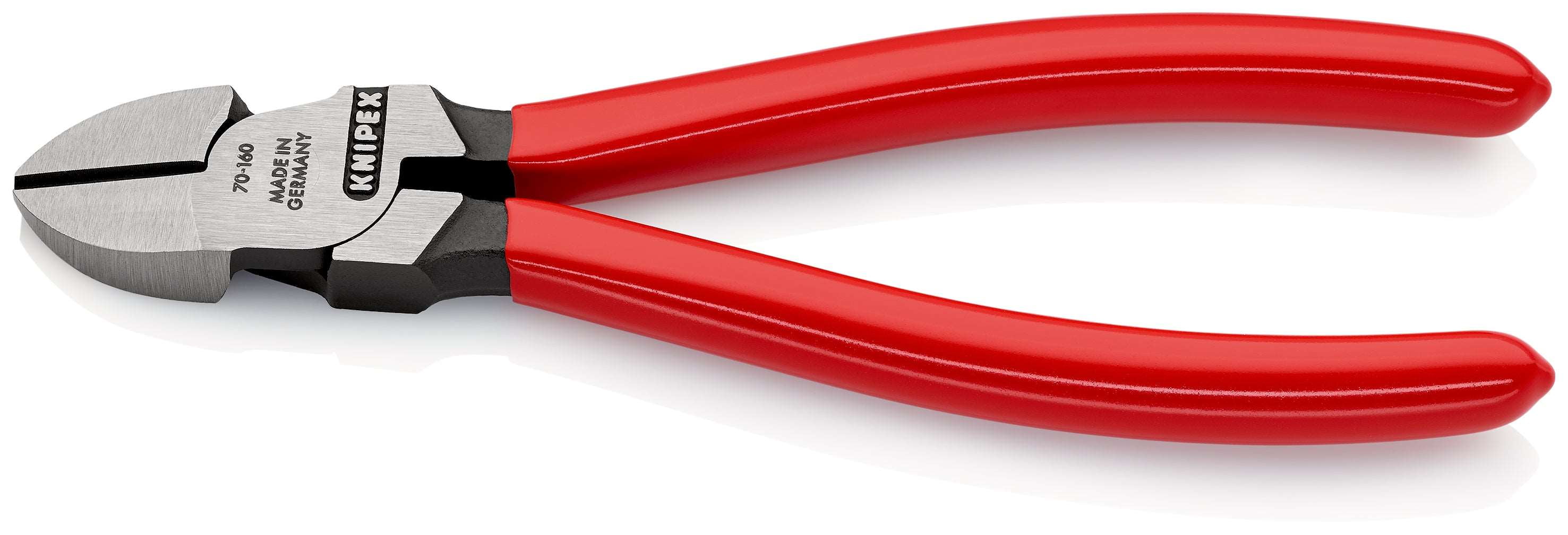 Pinzas de corte diagonal Knipex 70 01 160 SB recubierto de plástico 160 ...