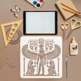 3Pcs 3 Styles PET Hollow Out Drawing Painting Stencils for DIY ...