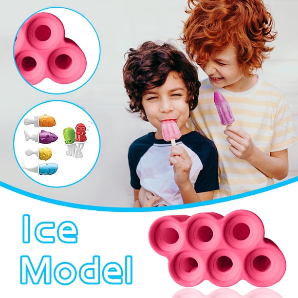 WJSXC Creative Popsicle Molding Ice Tray Box Ice Cream Summer Popsicle ...