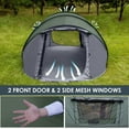 Fiuion Pop Up Tents for Camping 4 Person Tent Waterproof Camping Tents with Vestibule, Automatic ...