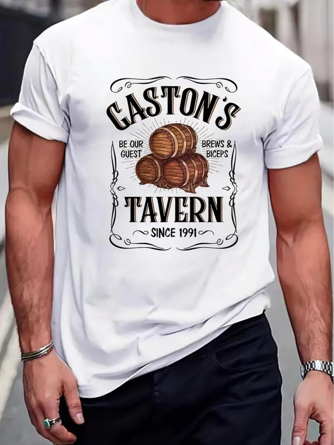pieza, 100 % algodón, camiseta estampada del restaurante Gastón ...