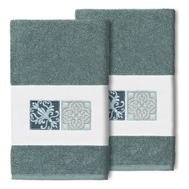 Linum Home Textiles 100% Turkish Cotton April Embellished Hand Towel ...