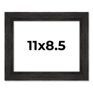 14x16 Frame Black Solid Wood Picture Frame | 0.75 Inch Moulding Width ...