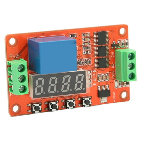 DC 5V/12V/24V Time Delay Relay Module, Delay Relay Module With Reverse Connection Protection ...