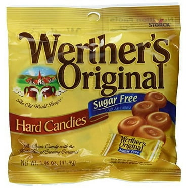 Werthers Original Caramel Chocolate Sugar Free Hard Candies 2.35 oz by ...