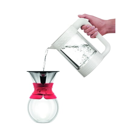 Bodum Pour over Coffee Maker with Permanent Filter, 1 L, 34 Ounce, Black - Walmart.com - Walmart.com
