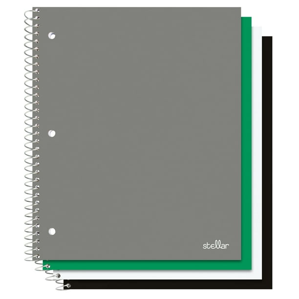Office Depot® Brand Stellar Poly Notebooks, 8" x 10-1/2", 1 Subject ...