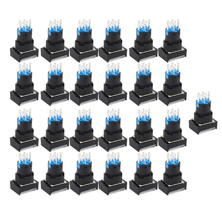 Push Button Switch,25 Pcs Industrial Push Indicator Light Button Switch ...