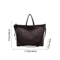 YFTDEF Large Capacity Canvas Tote Bag, Versatile Shoulder Crossbody ...
