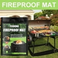 Outdoor BBQ Retardant Fireplace Fireproof Heat Resistant Rug Protect ...