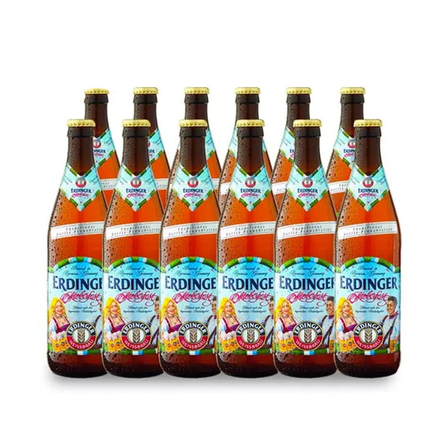 Pack de 12 Cerveza Erdinger Oktoberfest 500 ml | Bodega Aurrera en línea