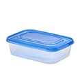(2 pack) 5.23Cup Plastic Rectangle Food Storage Container - Walmart.com