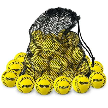GoSports Mini Foam Baseballs for Pitching Machines and Batting Accuracy ...