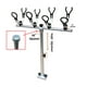 Brocraft Crappie rod holder system with Telescopic T-bar / Crappie ...