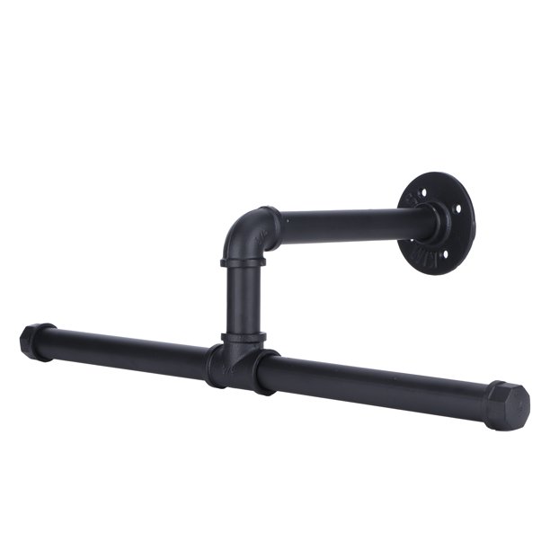 Percha de pared, percha de hierro industrial para secado de ropa de 19 ...
