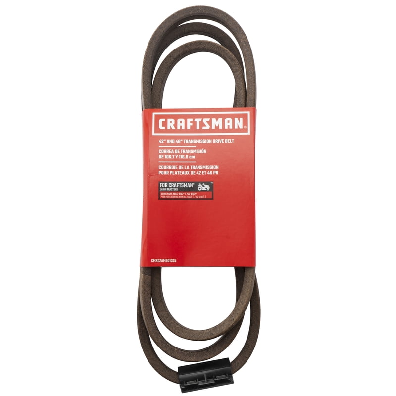 Craftsman Drive Belt 0.66 in. W X 90.8 in. L For Lawn Tractor - Walmart.com