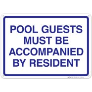 Reglas De La Piscina Sign, Pool Sign, - Walmart.com
