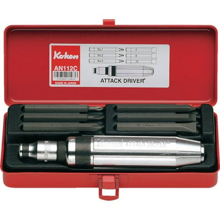 Koken 1/2(12.7mm)SQ. Attack Driver Set 8 pieces AN112C 8Pcs | Walmart ...