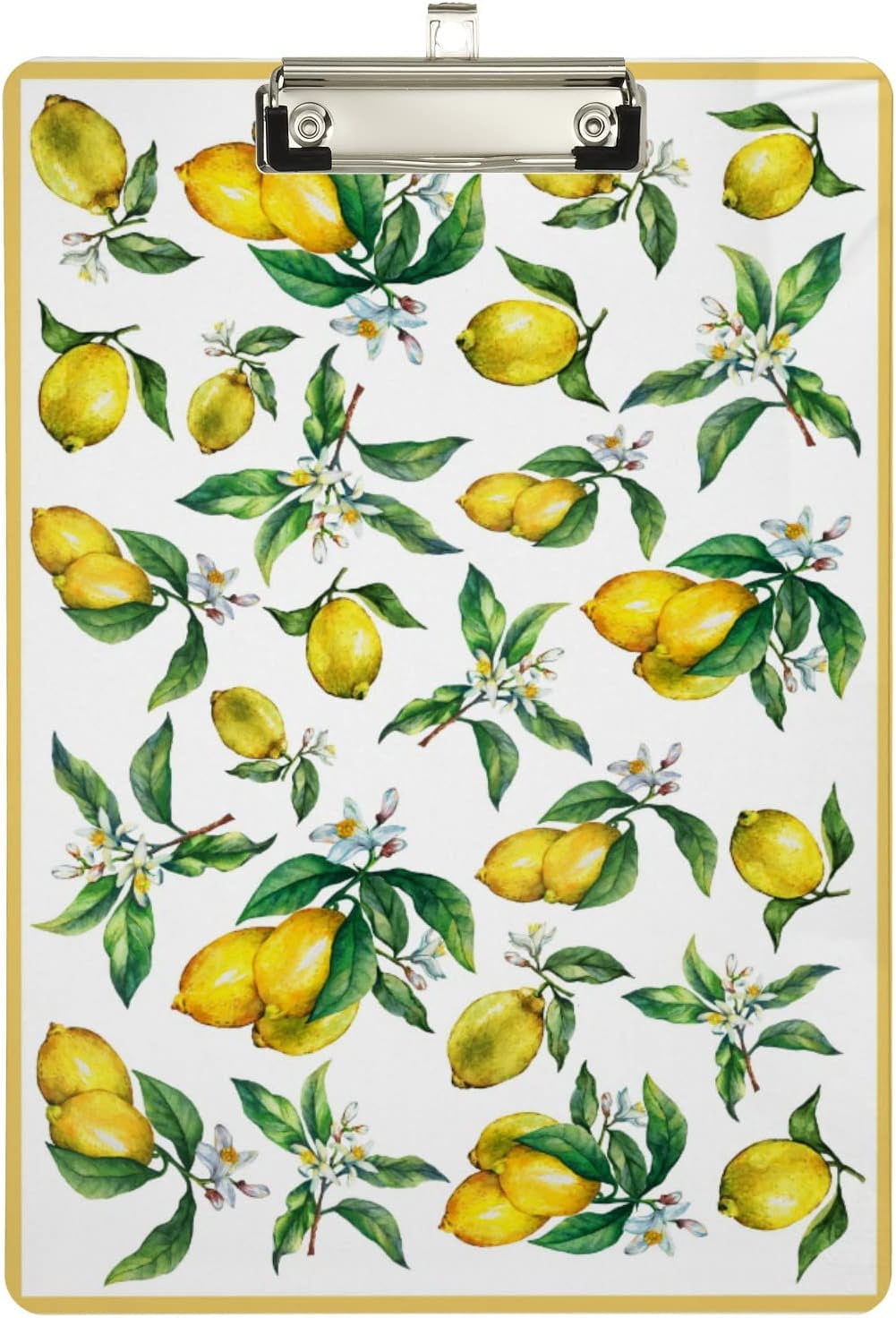 ZHANZZK Lemon Leaves Clipboard Hardboard Wood Nursing Clip Board and ...