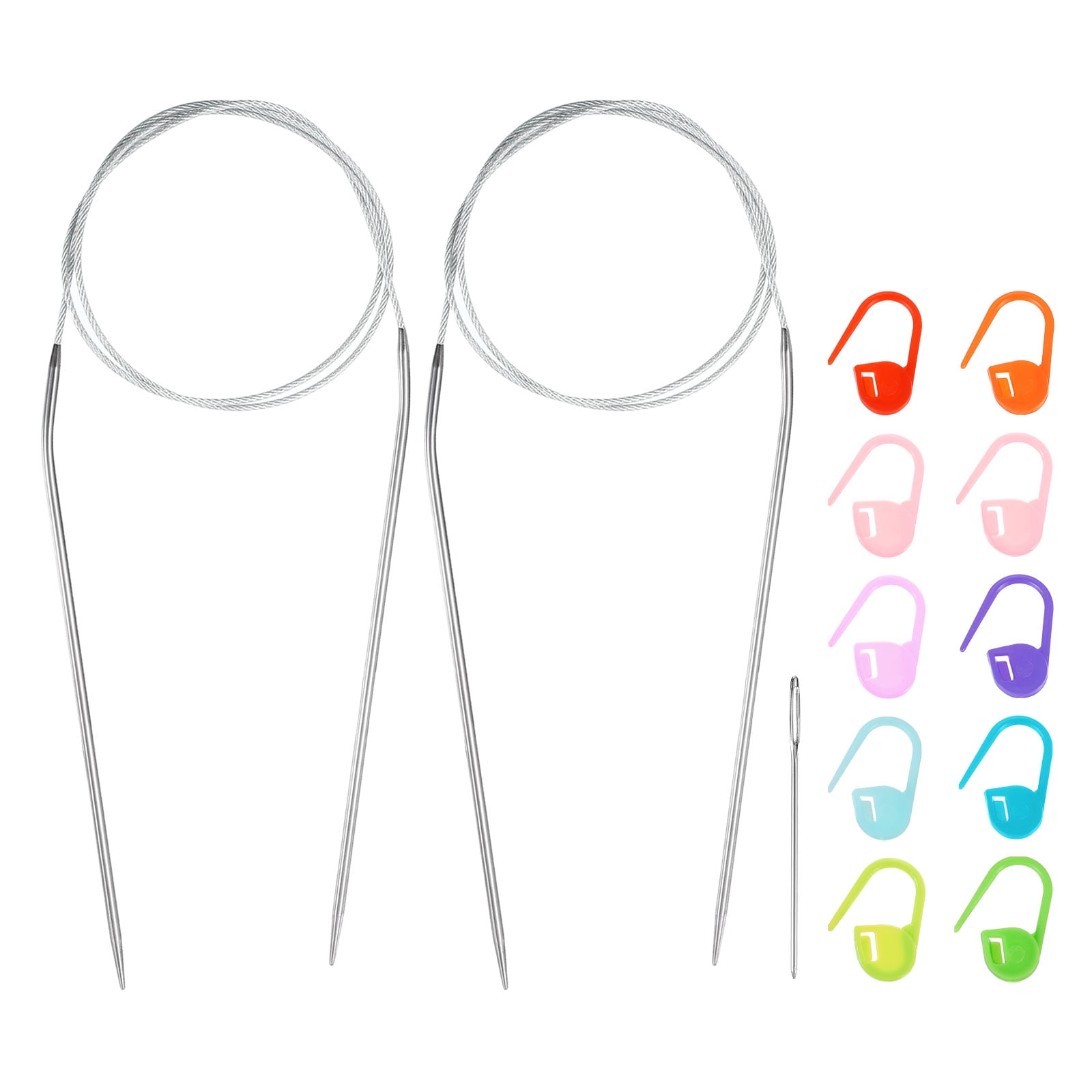 Click here for Unique Bargains Uxcell 2pcs Knitting Needles Size... prices