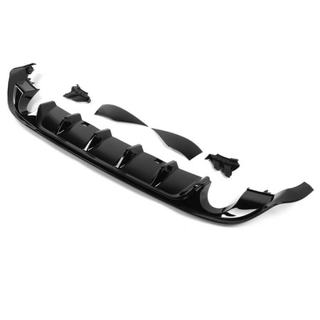Bumper Diffuser Replacement Gloss Black For TCR Rear Bumper Diffuser ...