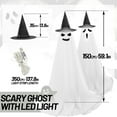 2 Pack Halloween Ghost Lights with Led Ghost Decoration, Remote Control ...